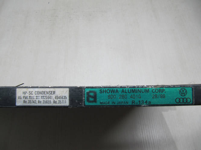 Радиатор кондиционера Ауди А4 Б5 Пассат Б5 VW Passat B5 Audi A4 B5 ...