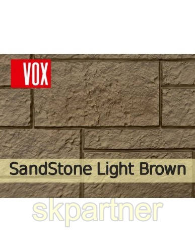 Фасадные и цокольные панели VOX Solid SandStone Light brown (ID#1418459777), цена: 420.04 ...