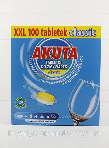 Таблетки для посудомоечной машины Akuta Classic 100шт 02116