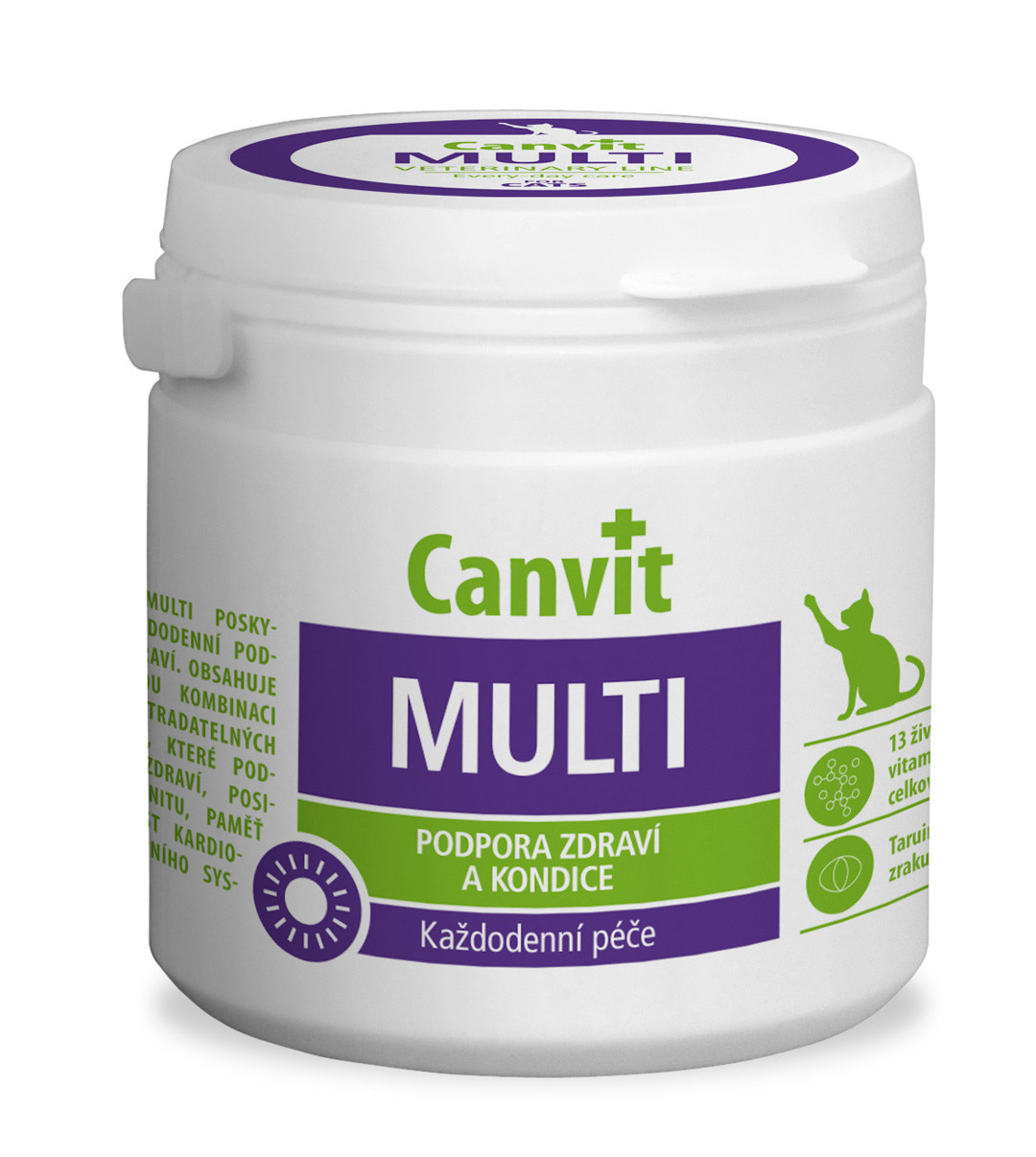 Купить Вітаміни та добавки Canvit Multi for cats 100 г (8595602507429 ...