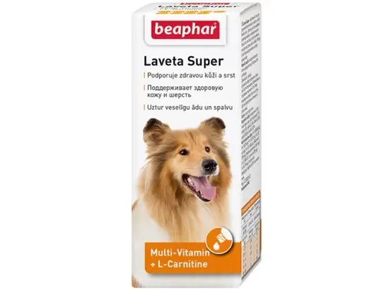Beaphar Laveta Super - жидкие витамины для шерсти для собак 50 мл (ID ...