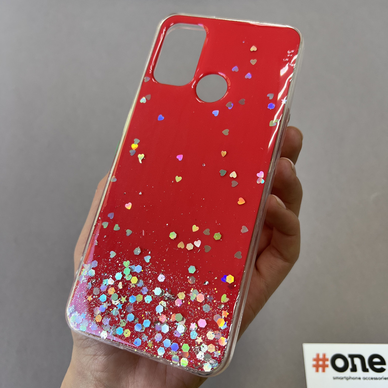 Чехол для Oppo A53 накладка блестящая со звездочками чехол на телефон ...