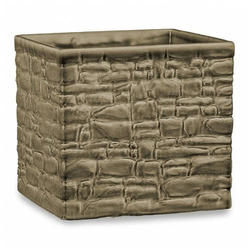 Кашпо Scheurich Stone Look 18 см коричневый 63417 (ID#1624073245), цена ...