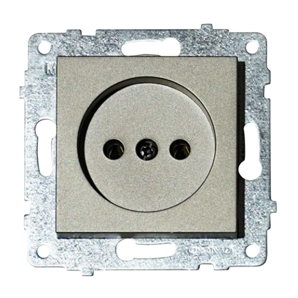Купити Механізм розетки Ovivo 600-000313-215 антрацит, ціна 85.30 ...