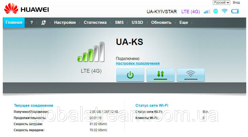 Мобильный модем 3G 4G WiFi Роутер Huawei R215 Киевстар, Vodafone ...