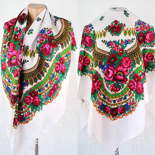 Хустка вовняна українська народна Вічні традиції Id 1378432582 ціна 420 ₴ купити на Prom Ua