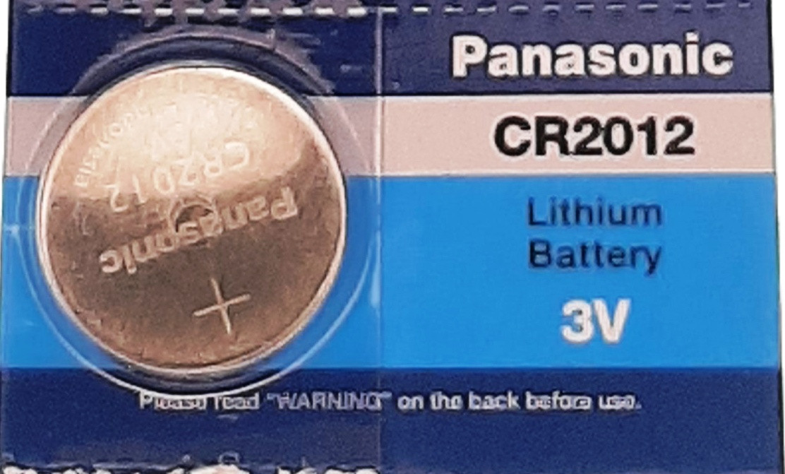 Батарейка для Часов. Panasonic CR2012 3.0V 38mAh 20x1.2mm. Литиевая ...