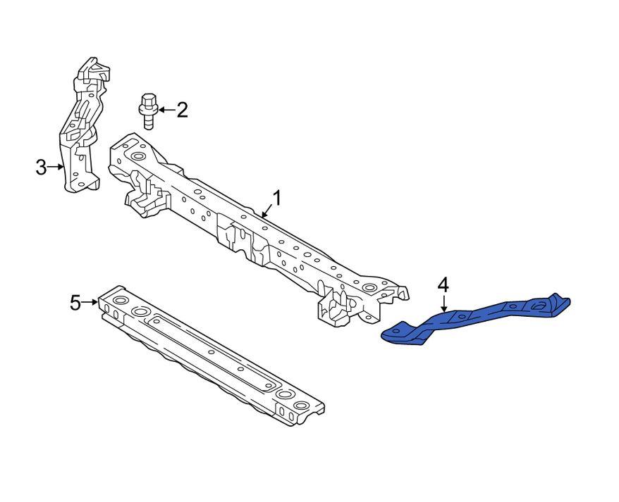 Крепление Фары Левое Mitsubishi Eclipse 2018-2020 , 5256C109, цена 420 ...