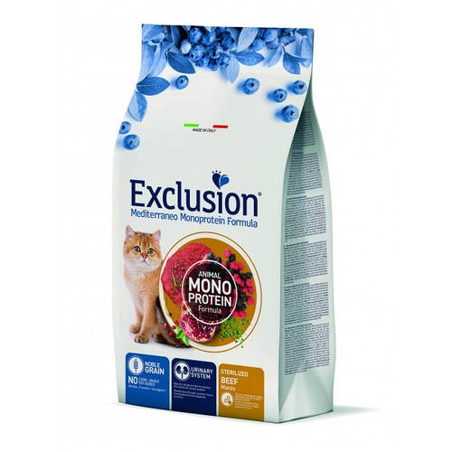Exclusion Sterilized Beef корм для стерилізованих кішок з яловиченою,0,3 кг, ціна 191.09 грн ...