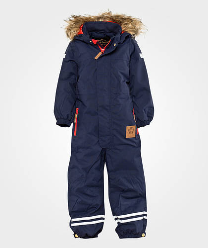 Комбинезон зимний Mini Rodini Expedition Alaska Overall Dark Blue ...