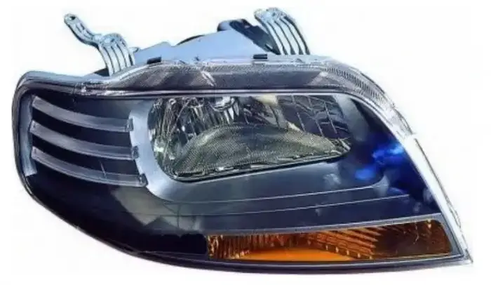 Фара Chevrolete Aveo T200 (11/05-) права, механісти. Темний відбивач ...