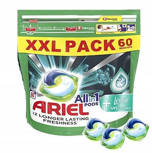 Капсули для прання Ariel Power Capsules ALLin1+ Lenor 1.506кг 60 прань ...