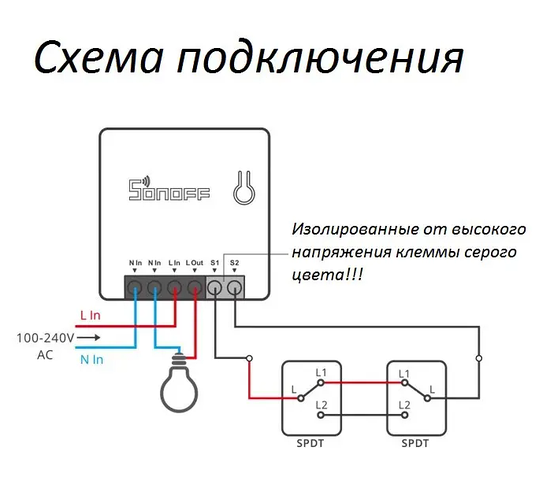 Sonoff Mini ZB ZBMini Zigbee 3,0. Беспроводное Zigbee Smart реле. Умный ...