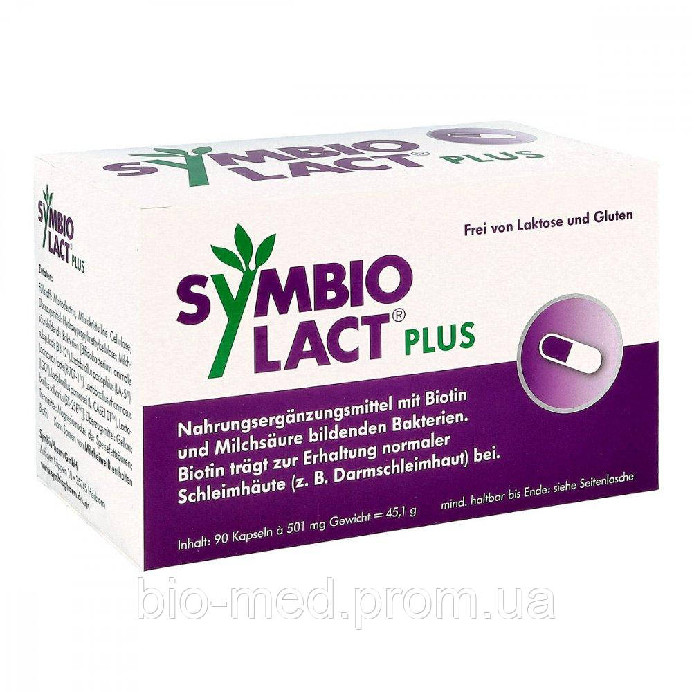 SymbioLact Plus живі пробіотичні бактеріальні культури з біотином, 90 ...