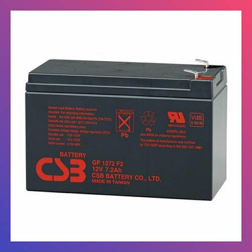 Батарея к ИБП CSB 12В 7.2 Ач (GP1272_28W), цена 799 грн — Prom.ua (ID ...