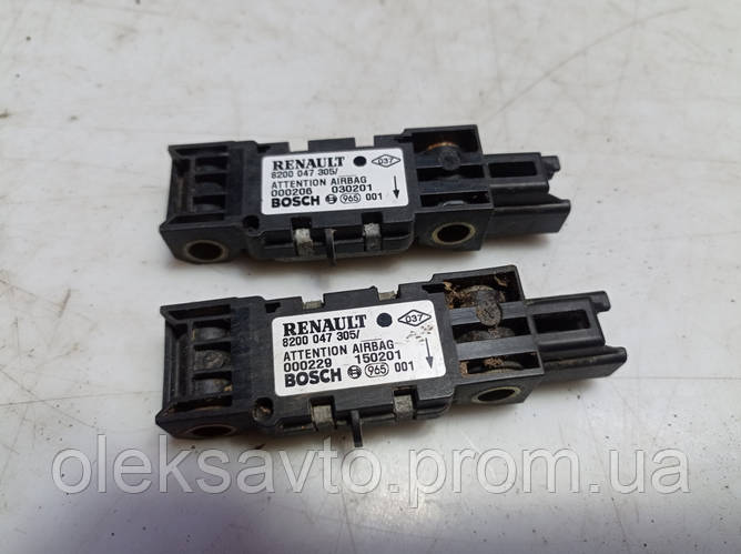 Купити Датчик удару Renault Clio 2 Рено Кліо 2, 8200047305, ціна 190 ...