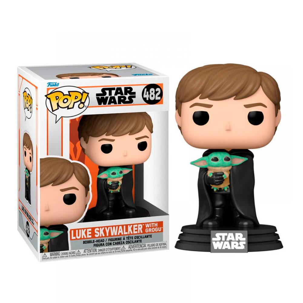 Фигурка Фанко Поп Мандалорец Люк Скайволкер с Грогу Funko Pop Luke ...