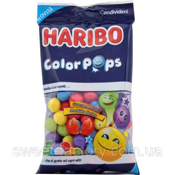 Haribo Color Pops 140 g: продаж, ціна у Чернігові. Зефір і мармелад від ...