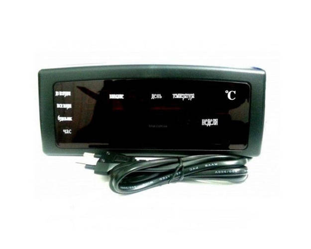 Настільні годинники Caixing CX 868, електронні годинники з зеленим світінням, у хітах, ціна 600 ...