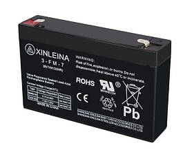 Аккумулятор Xinleina - купить в Украине - 6 12 24 вольта - 4 4.5 7 10 ...
