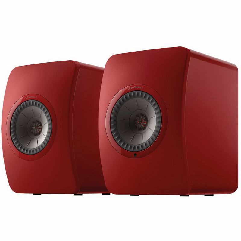 KEF LS50 Wireless II Crimson Red