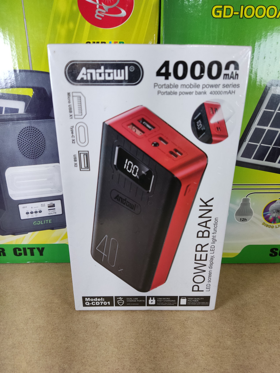 Купити Power Bank Andowl 40000 mAh Q-CD701 / Повер банк с быстрой ...
