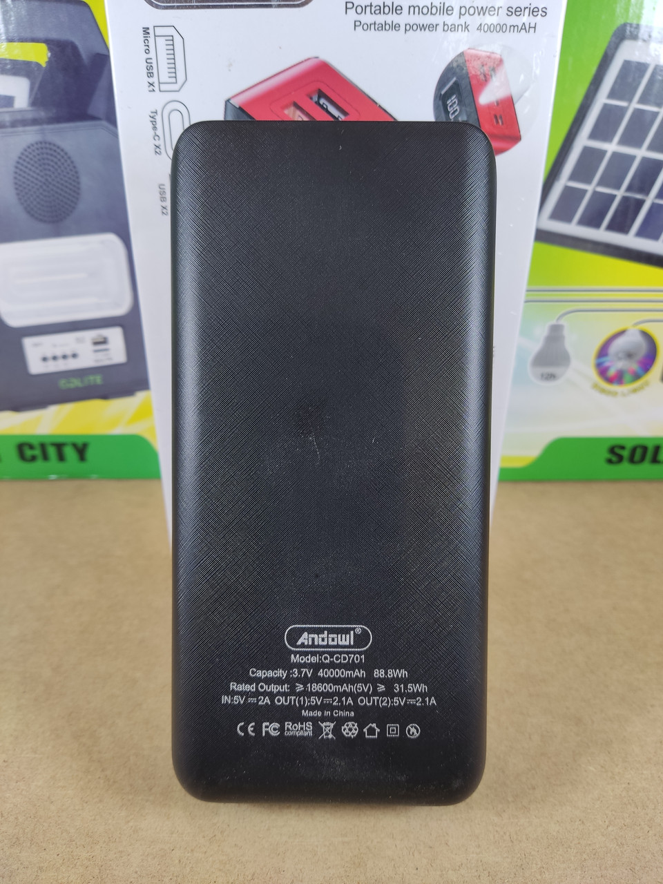 Купити Power Bank Andowl 40000 mAh Q-CD701 / Повер банк с быстрой ...