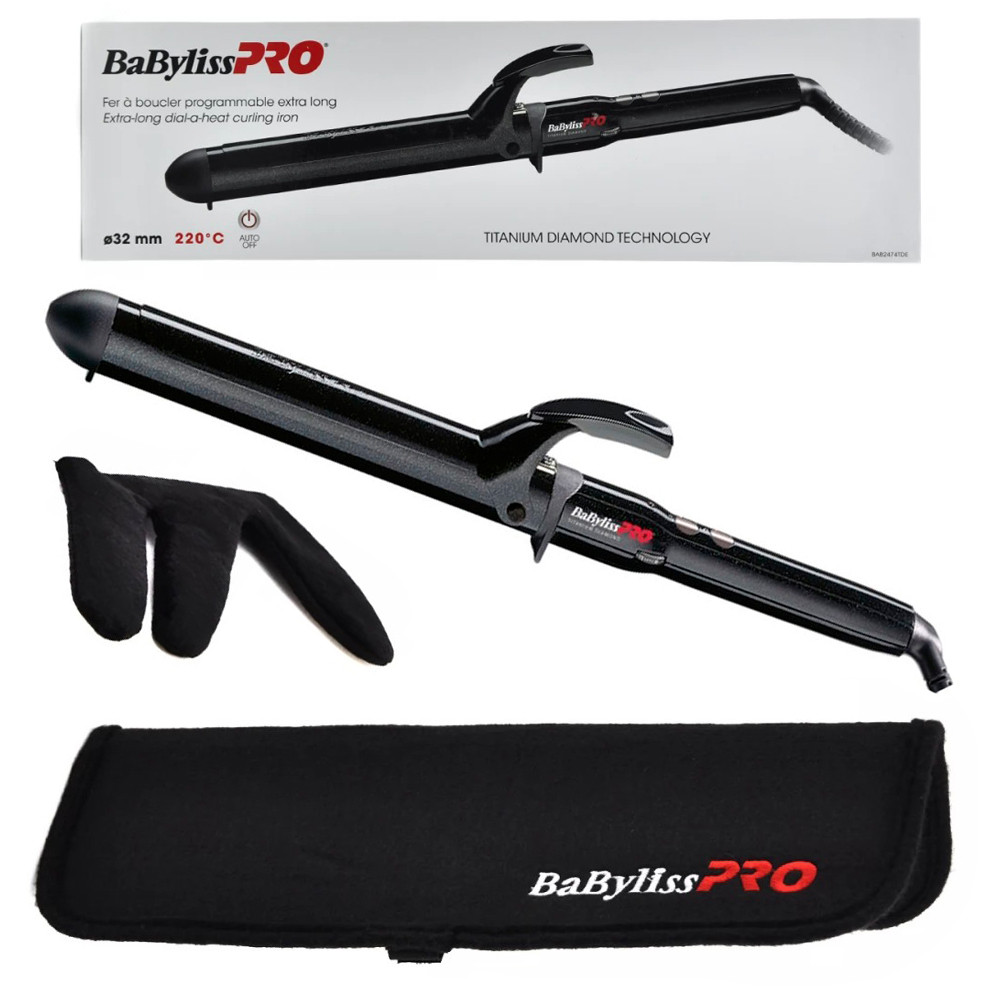 Плойка BaByliss Pro BAB2474TDE Titanium Diamond 32 Мм — Купить Недорого ...