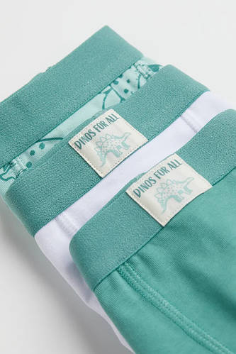 Труси для хлопчика боксерки комплект із 5 штук 8242 H&M 92 см Бірюзовий, Білий 59601, ціна 1251 ...