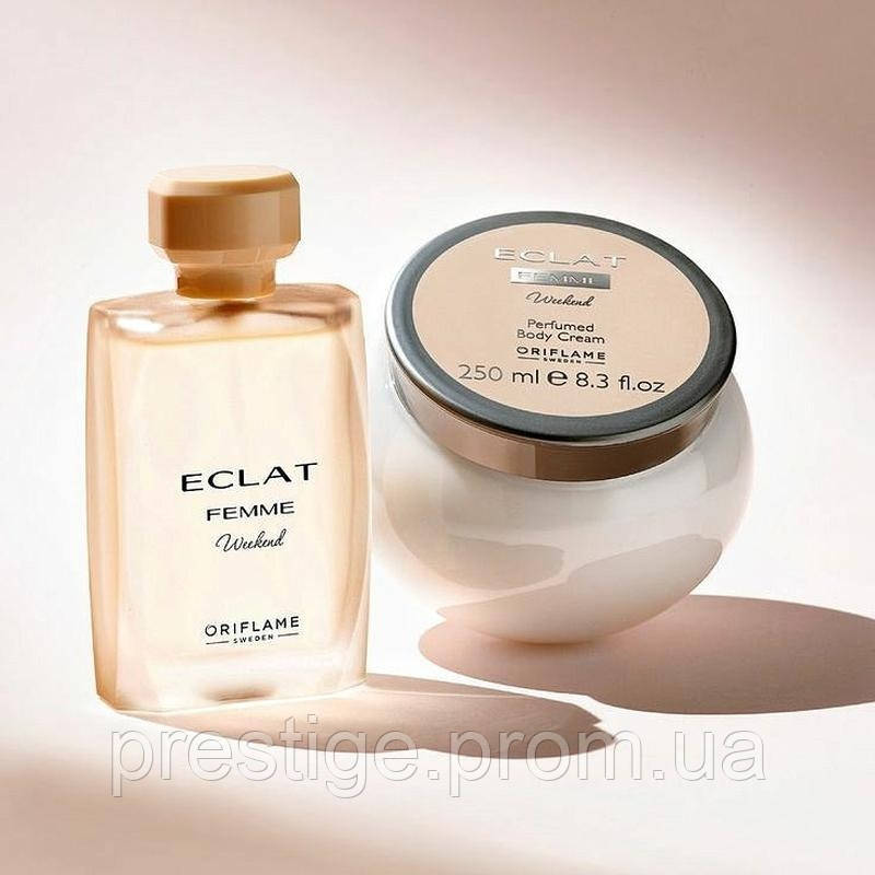 Набор Eclat Femme Weekend с кремом для тела [еклат фем викенд] Орифлейм ...
