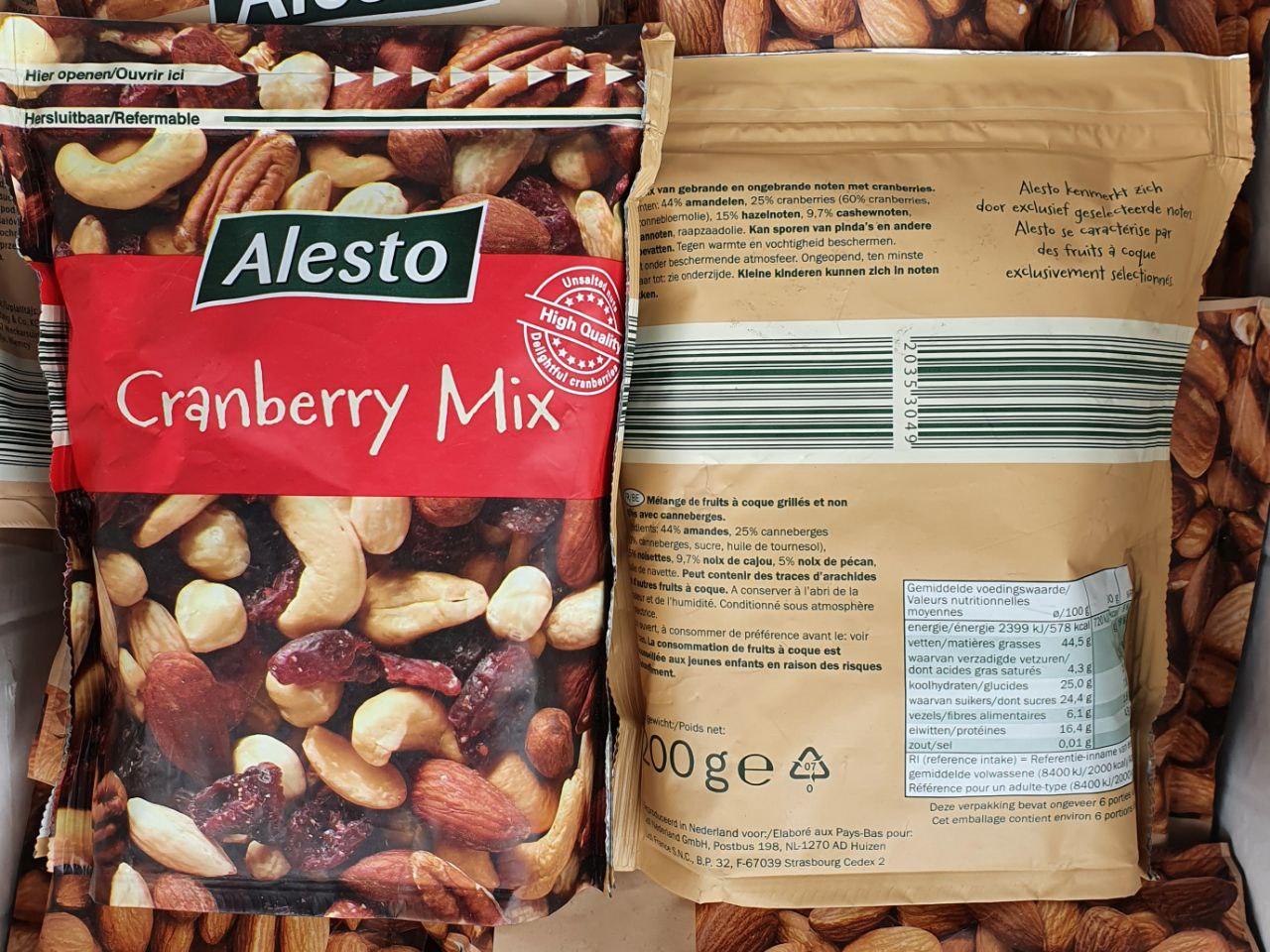 Купити Горішки мікс Alesto Mieszanka orzechow nerkowca i zurawiny 200 г., ціна 131 грн - Prom.ua ...