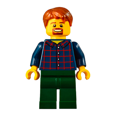 Купити Фігурка Lego City People 973pb2513 Man with Plaid Button Shirt ...