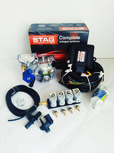 Мини-комплект (подкапотка) STAG 200 GO-FAST 4 цилиндра, редуктор АТ09 ...