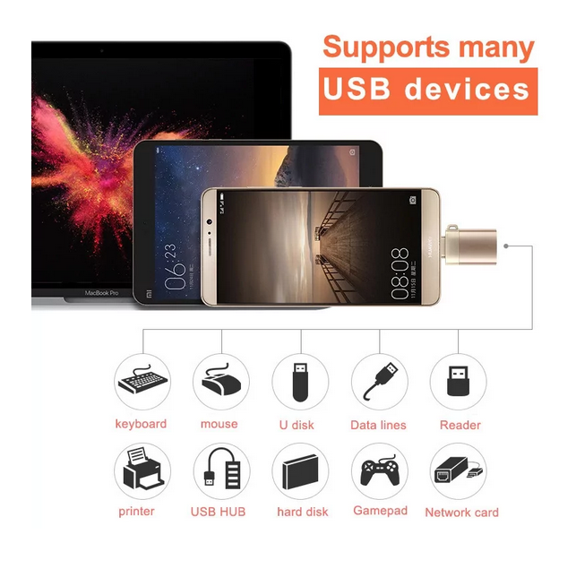 Купити Otg перехідник Usb Micro Usb для смартфона телефона Otg