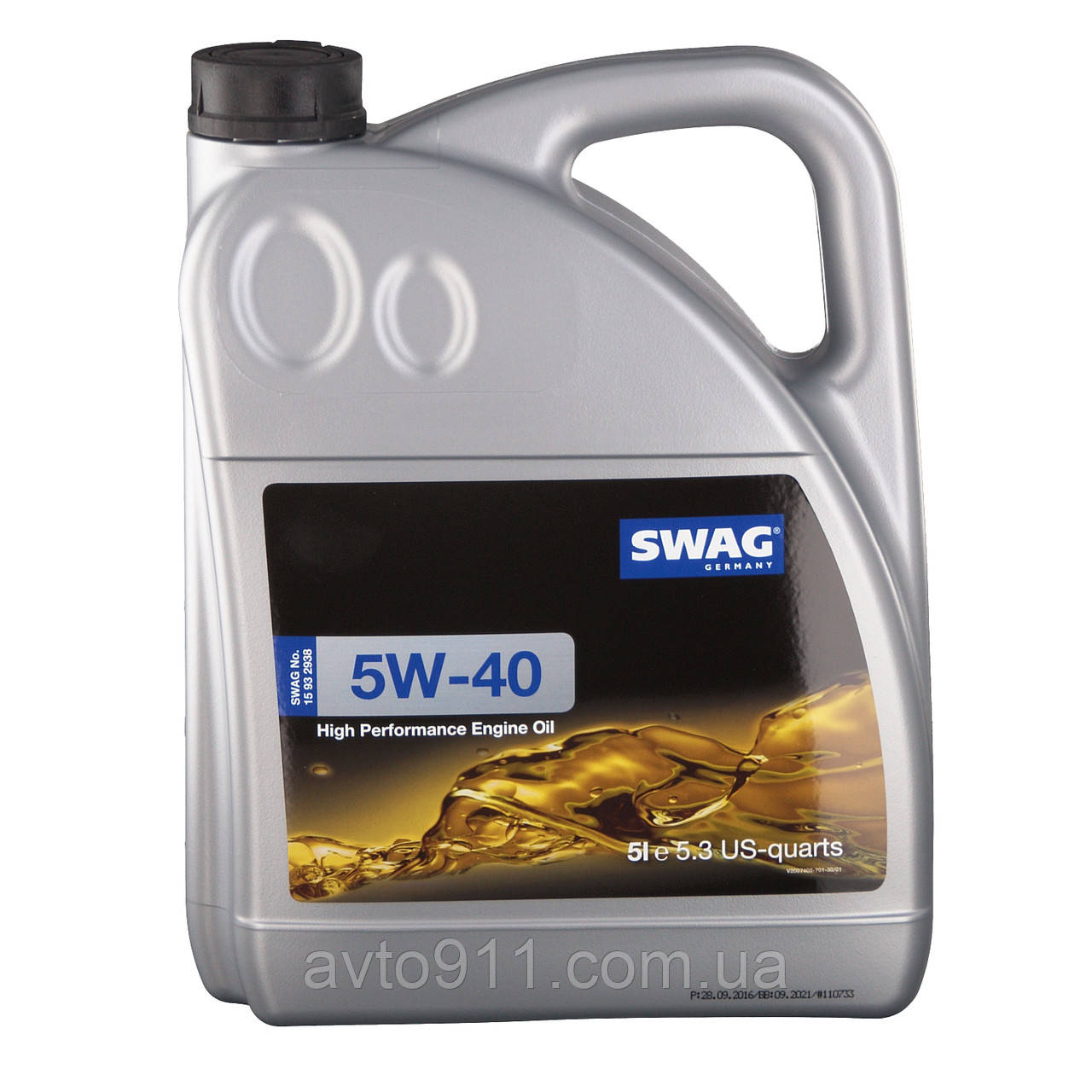 Моторна олива SWAG SAE 5W40 5L (ID#1627465665), цена: 1310 ₴, купить на ...