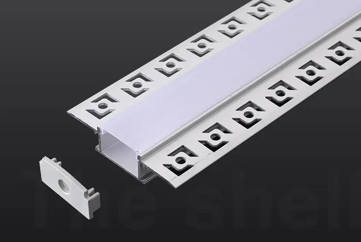 Комплект. Профиль под штукатурку или плитку для светодиодной ленты ...