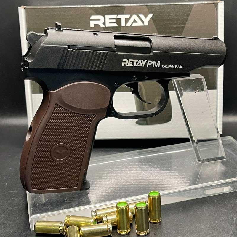 Купить Стартовый пистолет Макарова Retay PM под холостой патрон 9 мм цена в Киеве и Украине ...
