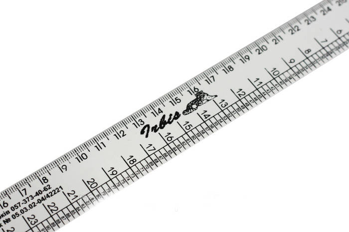 Линейка масштабная 1:4 «Закройщикa» 30см пластиковая портновская (5825 ...