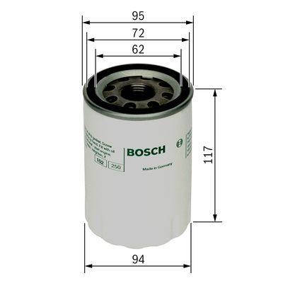 Фільтр масляний Bosch 0451103366 (Hyundai Kia), ціна 452 грн — Prom.ua ...