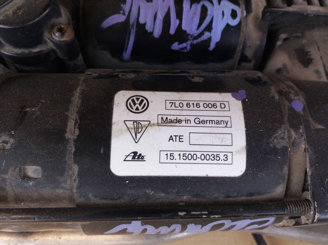 Купити РЕМКОМПЛЕКТ для Компресора пневмопідвіски Volkswagen Touareg ...