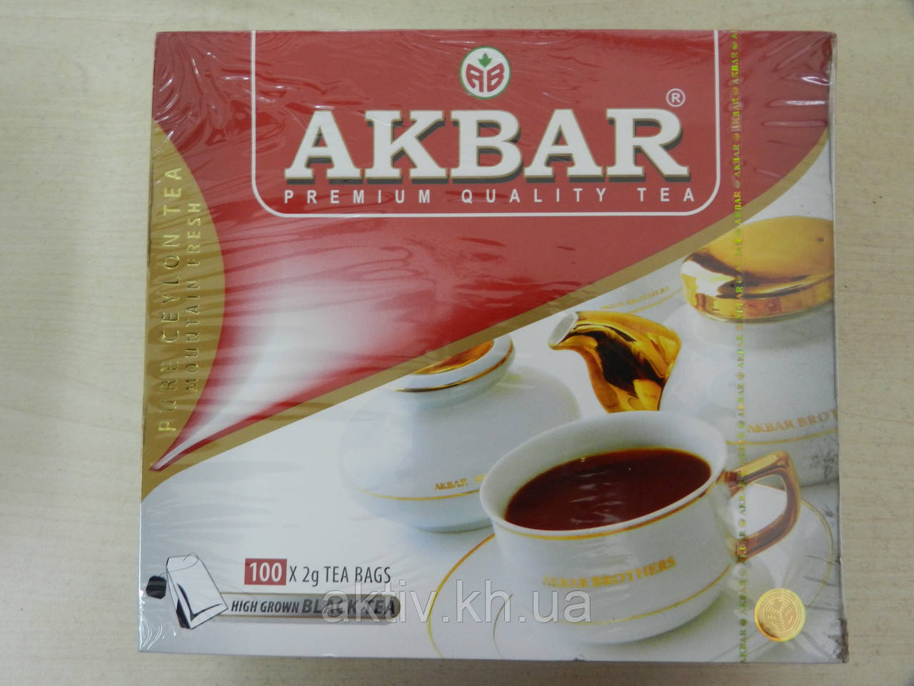 Чай Акбар 100 пакетиков: продажа, цена в Харькове. Чай от "сайт ...