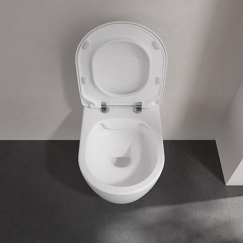 Купить Сиденье для унитаза VILLEROY&BOCH Avento SlimSeat 9M87S101 с ...
