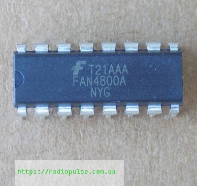 Микросхема FAN4800A ( FAN4800 ) оригінал , DIP16 (ID#1620135666), ціна ...