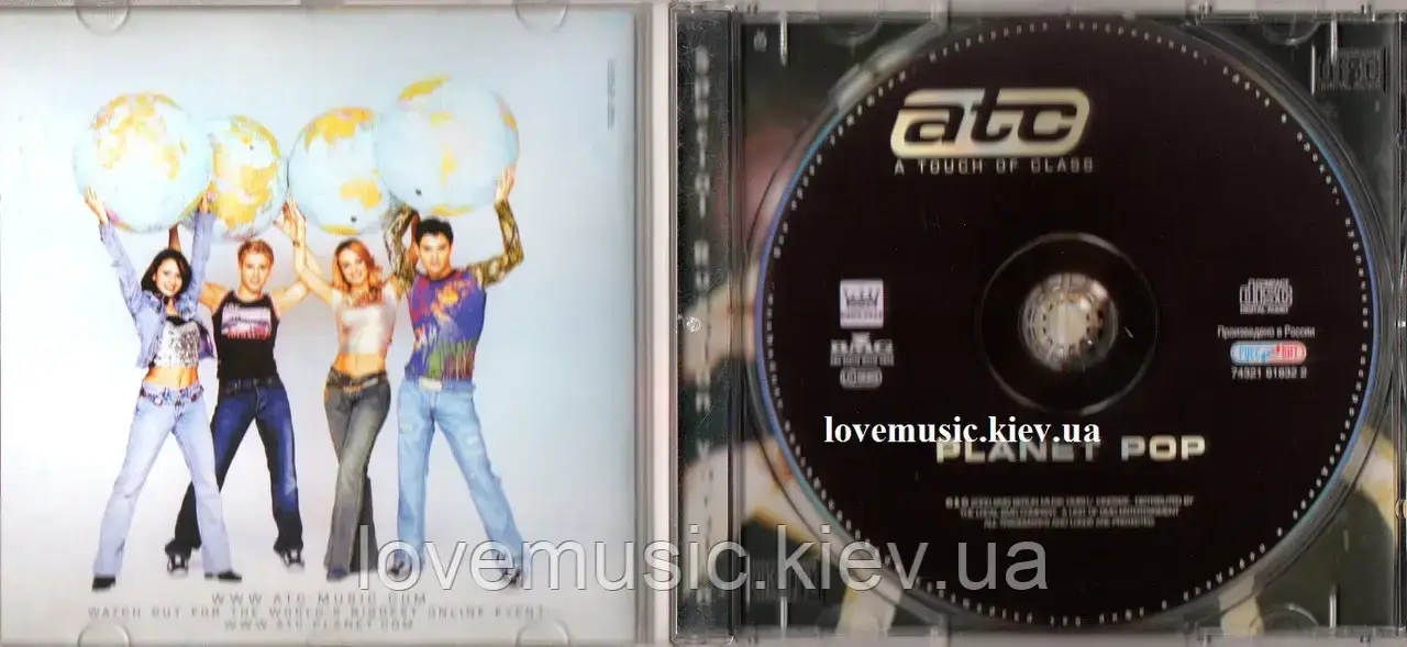 Музичний сд диск ATC Planet pop (2002) (audio cd) (ID#1628558596), цена ...