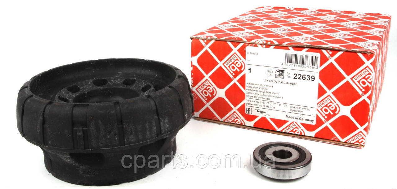 Купить Комплект опоры переднего амортизатора Renault Trafic 2 (Febi ...