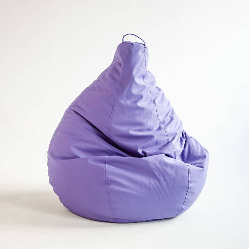 Кресло мешок сиреневое Оксфорд большое, Кресло груша сиреневая, Пуфик ...