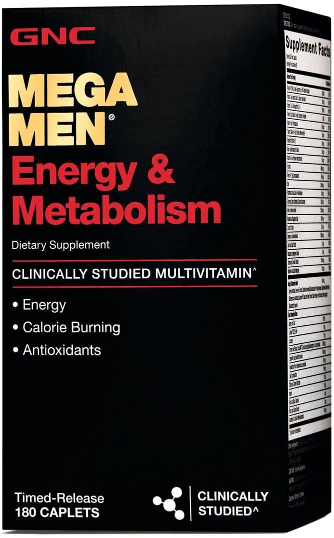 Купити GNC Mega Men Energy and Metabolism 180 каплет, ціна 1680 ...