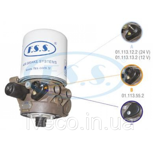 Купити Вологовіддільник RVI Premium Kerax 12.5±0.2-BAR з підігрівом ...