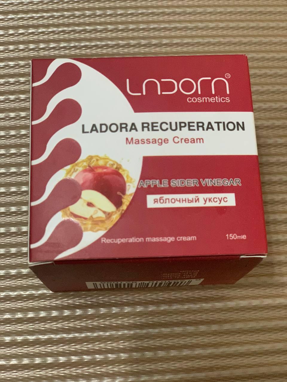 Ladora Recuperation Massage Cream Apple Cider Vinegar Яблучний оцет ...