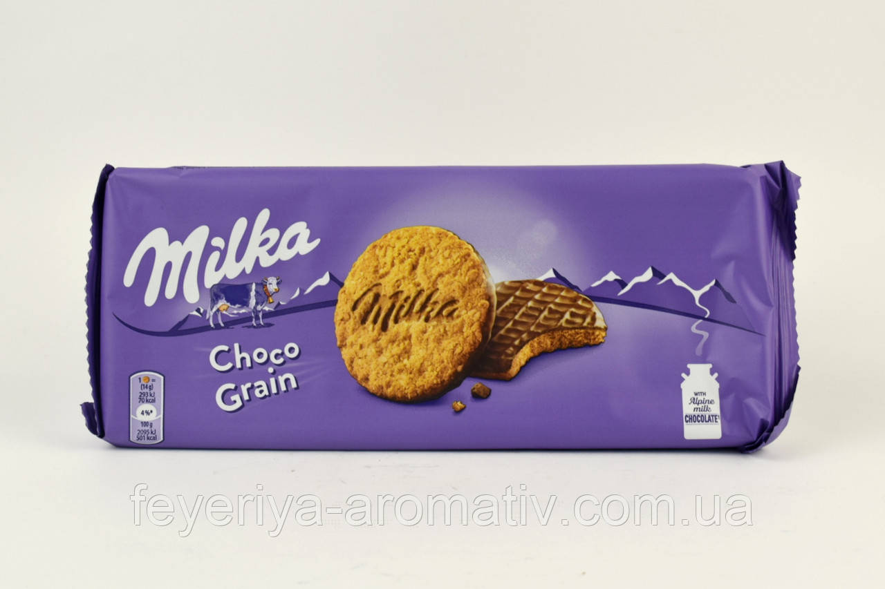 Печенье в шоколаде Milka Choco Grain 126г (Швейцария): продажа, цена в ...